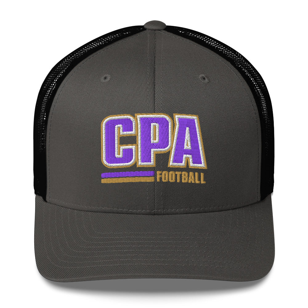 CPA Football / Retro Trucker Hat – CPA Roar Store Online