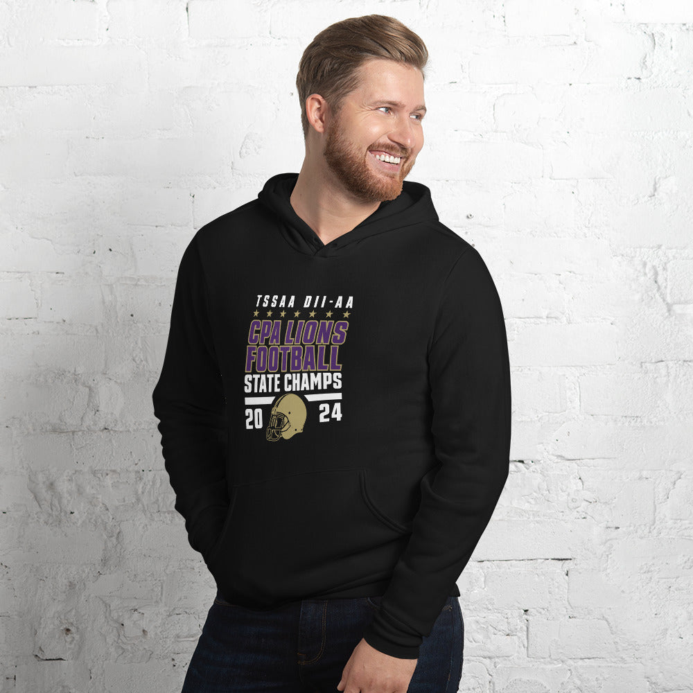 2024 Football State Champs Hoodie / Bella Canvas – CPA Roar Store Online